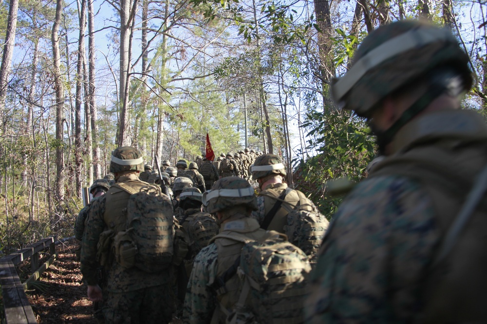 DVIDS - Images - Support squadron hikes to strengthen readiness, build ...
