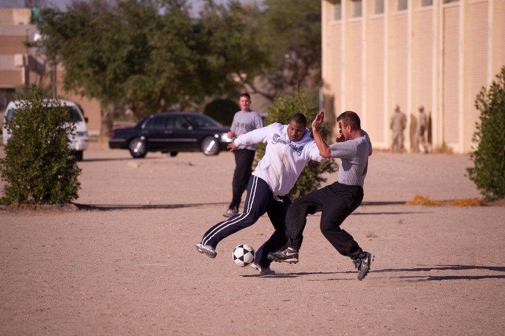 DVIDS - News - Kuwaiti & American friendship develops over a game of soccer