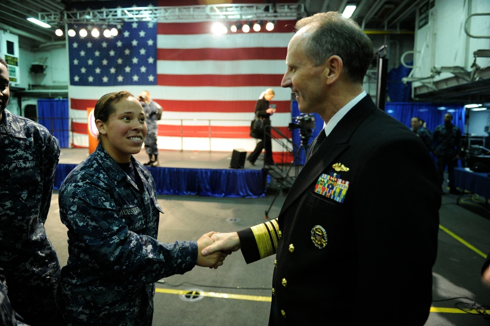 DVIDS - Images - USS Bataan all-hands call [Image 6 of 11]