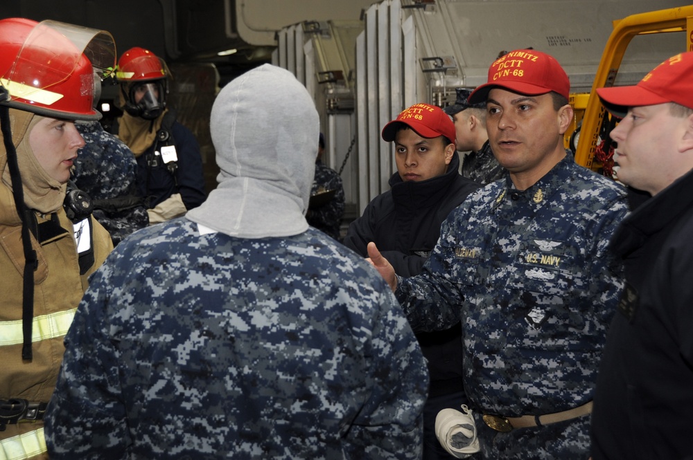 DVIDS - Images - USS Nimitz general quarters [Image 1 of 5]