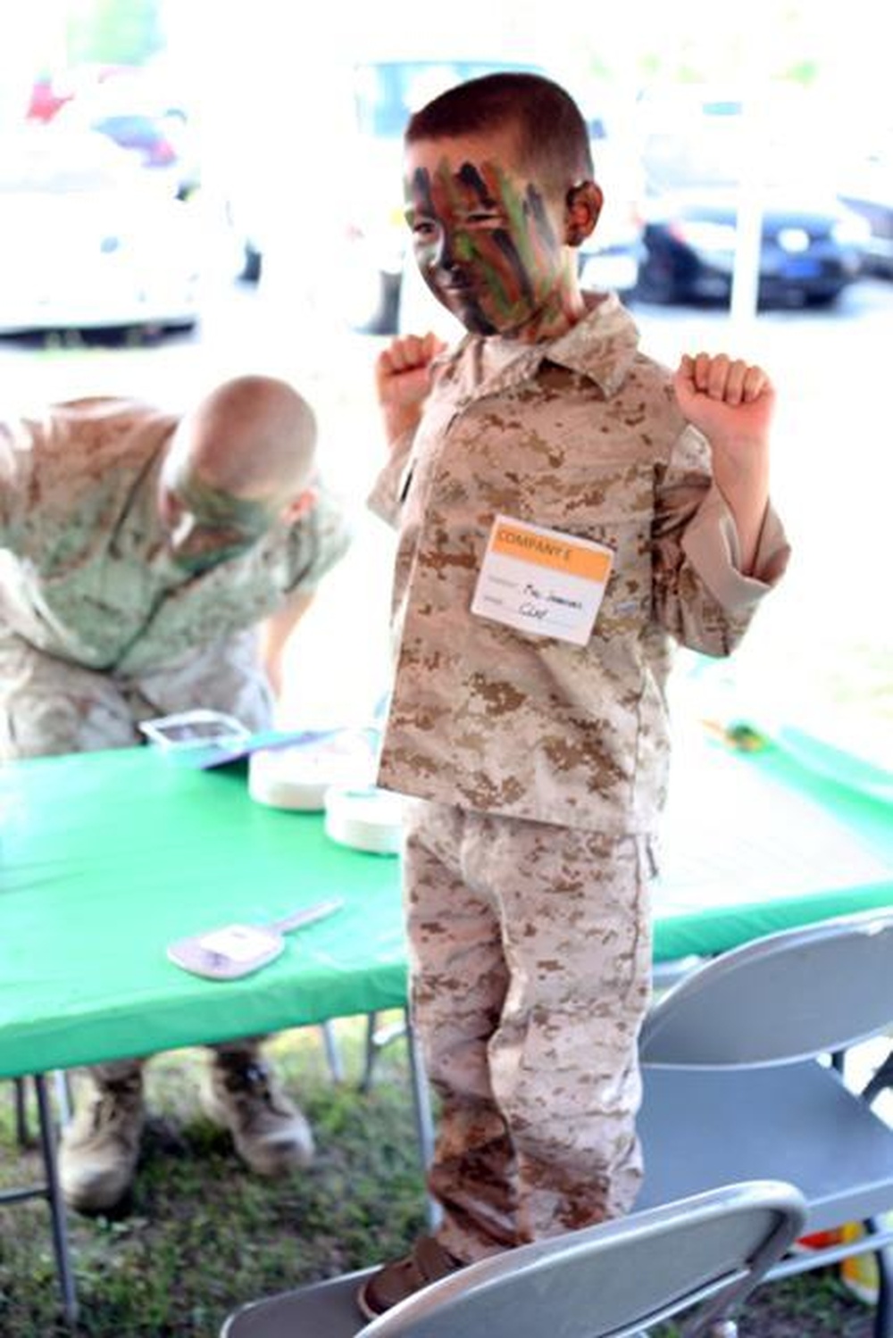 DVIDS - News - HQSPTBn Kids Boot Camp helps children, parents connect