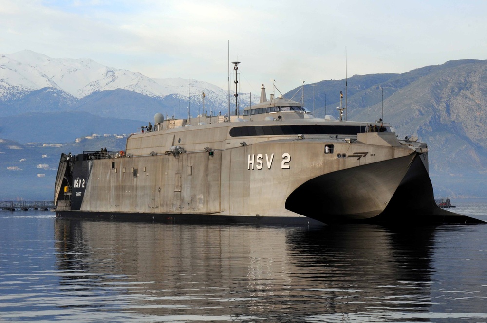 DVIDS - Images - High Speed Vessel Swift arrives in Souda Bay [Image 1 ...