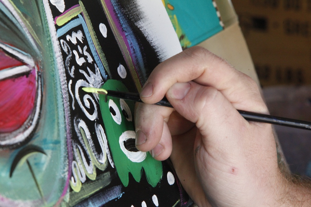 DVIDS News Sergeant Therapeutically Paints Through PTSD Healing Process
