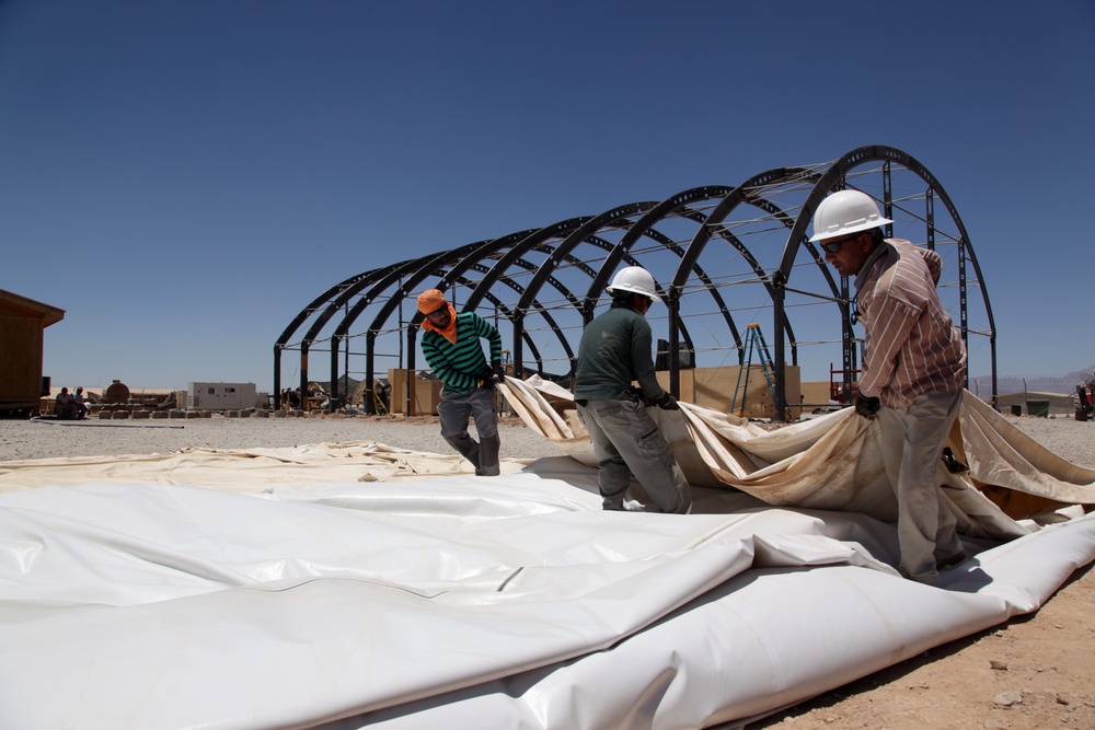 DVIDS - Images - Fire house tarp taken down on Camp Delaram II [Image 5 ...