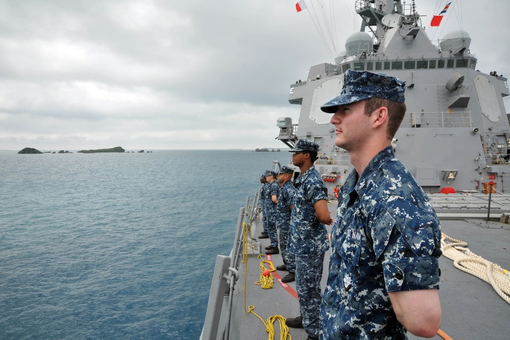 DVIDS - Images - USS McCampbell arrives in Okinawa [Image 1 of 3]