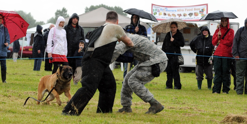 DVIDS - Images - 100th SFS wows spectators with working dog demo [Image ...