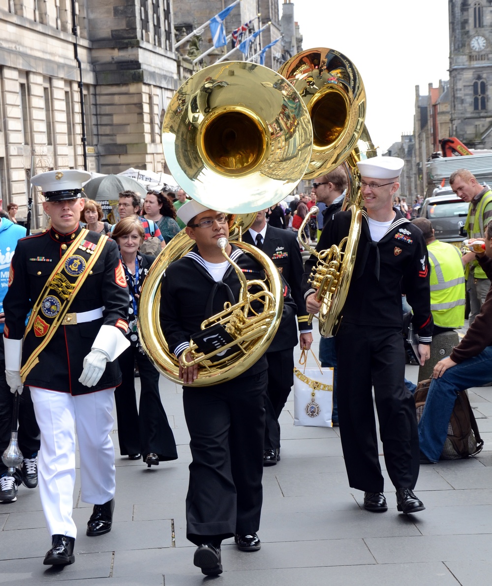 DVIDS - Images - NAVEUR Band performs for Edinburgh Lord Provost [Image ...