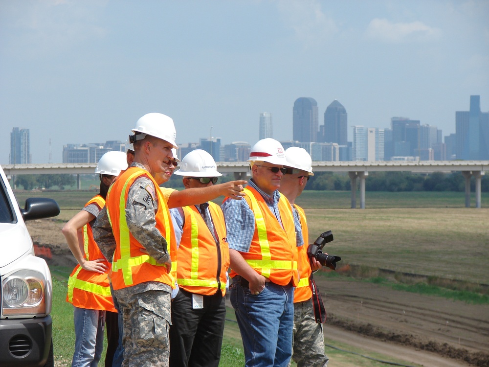 DVIDS - Images - Corps division commander visits Dallas Floodway [Image ...