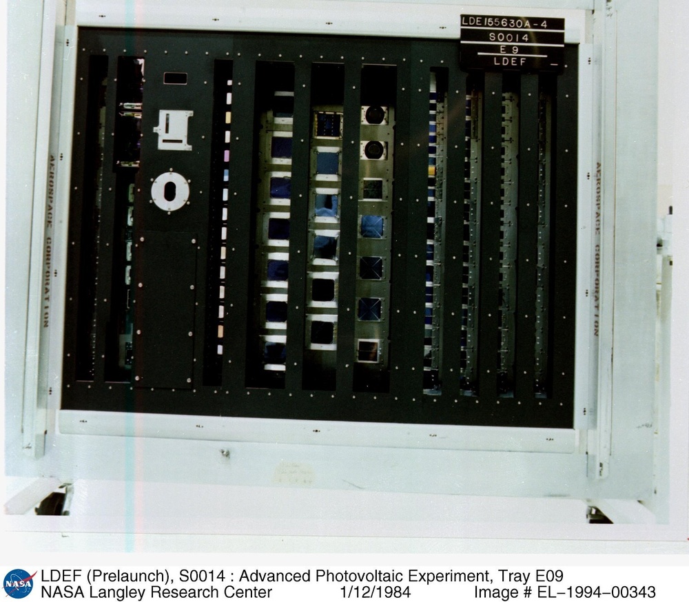 DVIDS - Images - LDEF (Prelaunch), S0014 : Advanced Photovoltaic ...
