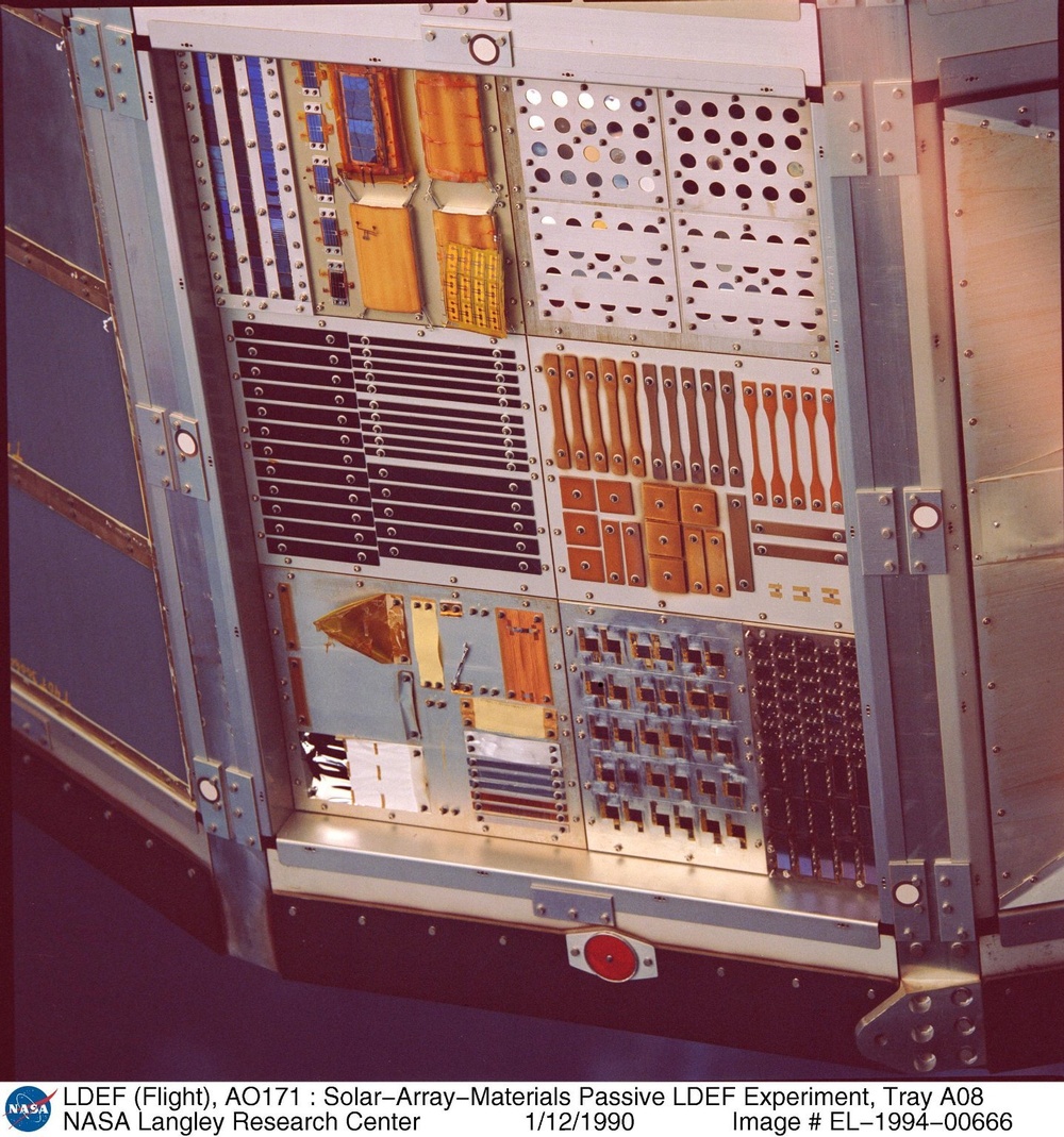 DVIDS - Images - LDEF (Flight), AO171 : Solar-Array-Materials Passive ...