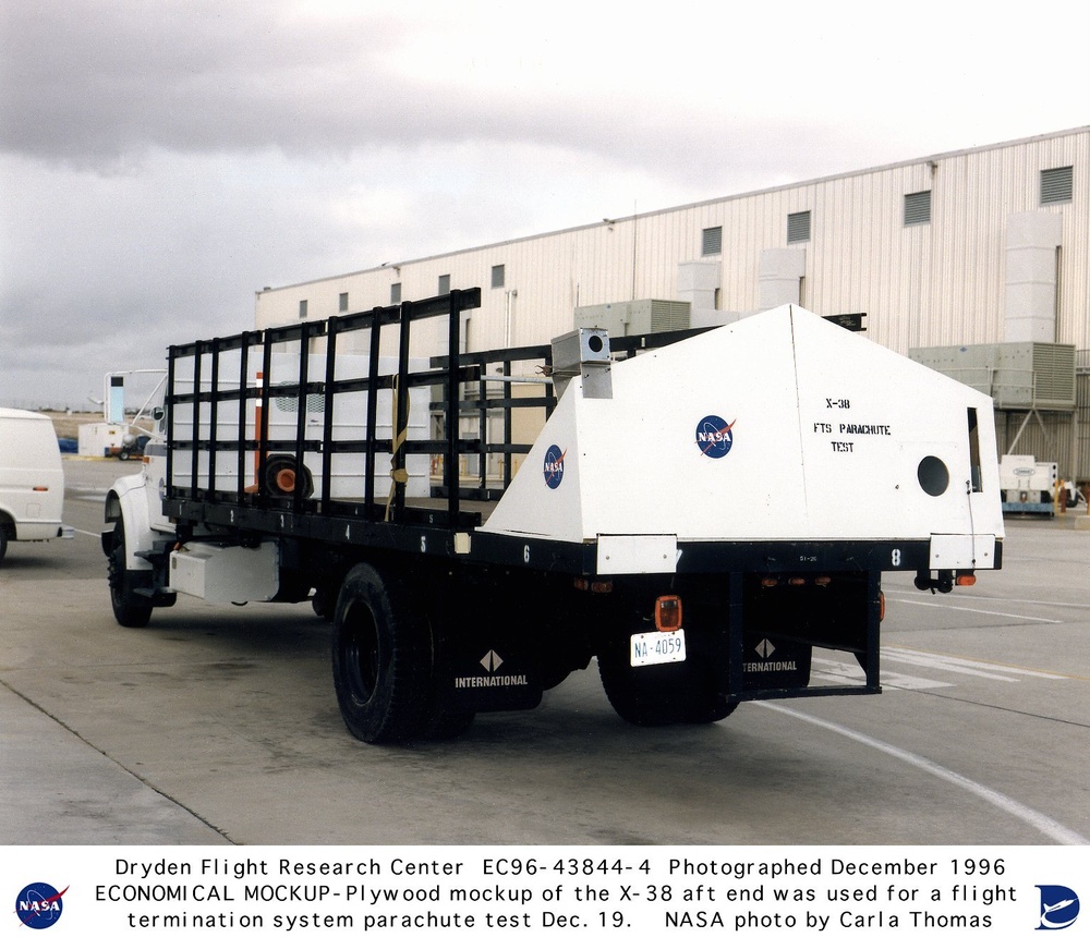 DVIDS - Images - X-38: Plywood Mockup of Aft End Used for Flight ...
