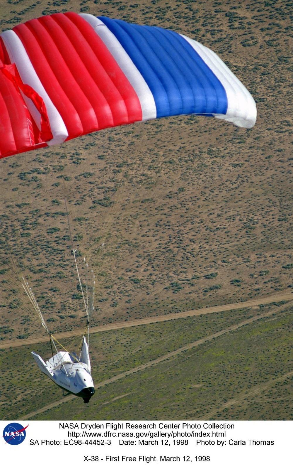 DVIDS - Images - X-38 - First Free Flight, March 12, 1998