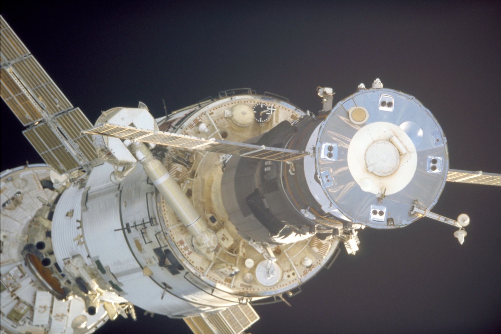 DVIDS - Images - Zenith side of Progress, Zarya and Zvezda taken from ...