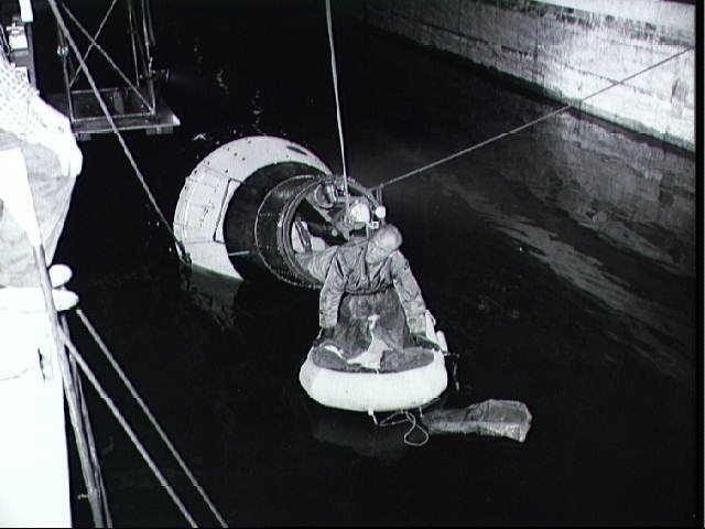 DVIDS - Images - Astronaut John Glenn during egress training activity ...