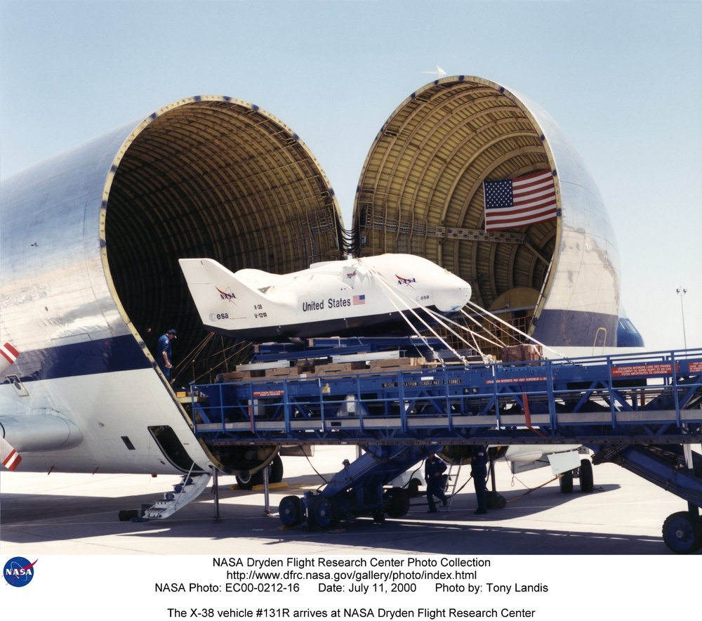 DVIDS - Images - The X-38 vehicle #131R arrives at NASA Dryden Flight ...