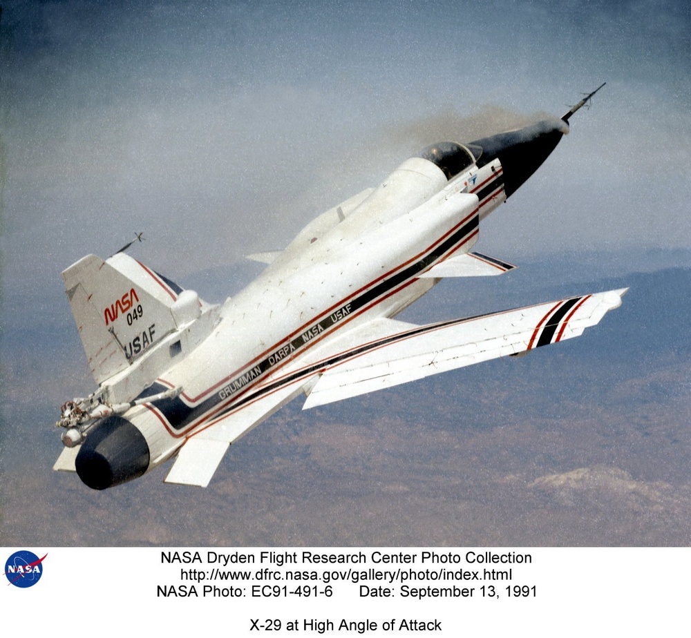 DVIDS - Images - X-29 at High Angle of Attack