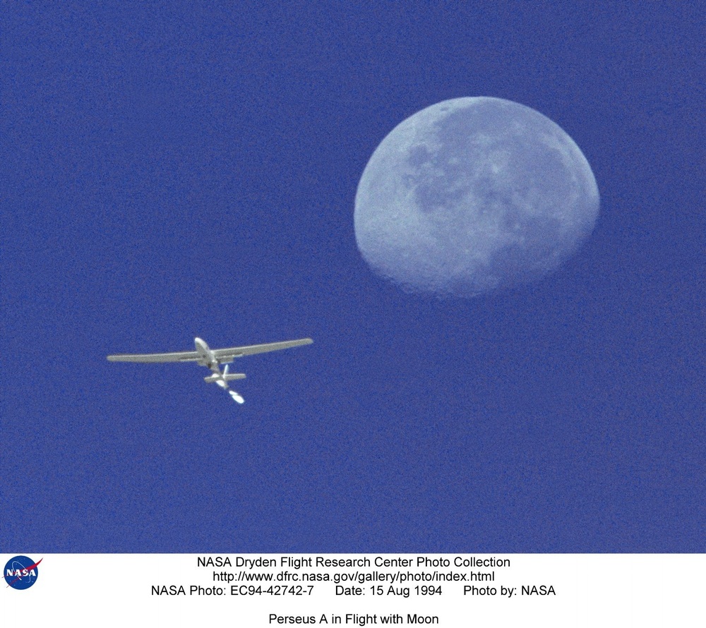 DVIDS - Images - Perseus A in Flight with Moon