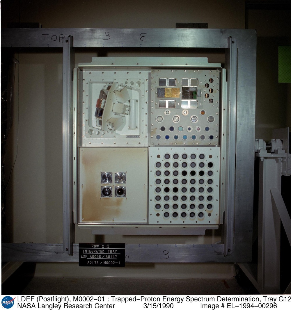 DVIDS - Images - LDEF (Postflight), M0002-01 : Trapped-Proton Energy ...
