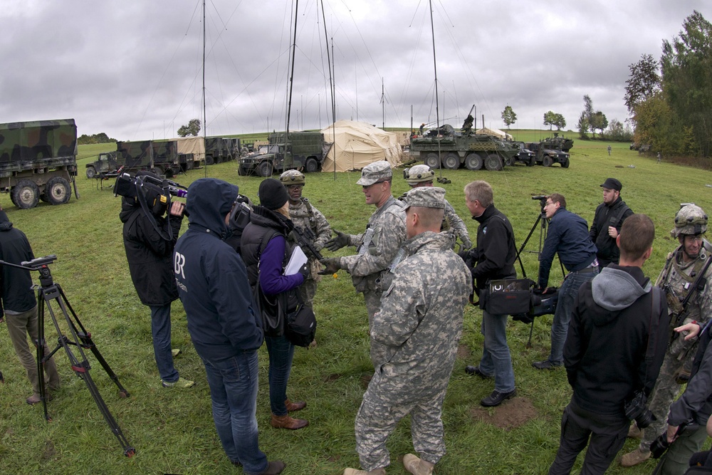 DVIDS - Images - USAREUR’s Saber Junction Exercise 2012 Media Day ...