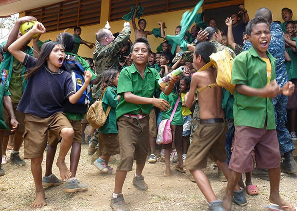 DVIDS - News - Marines, sailors spread joy to children in Timor-Leste