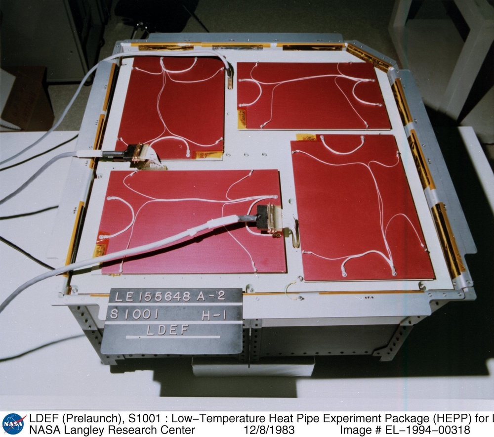 DVIDS - Images - LDEF (Prelaunch), S1001 : Low-Temperature Heat Pipe ...