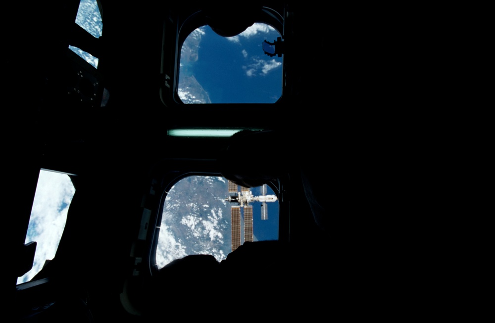 DVIDS - Images - Culbertson poses by a window on the aft flight deck ...