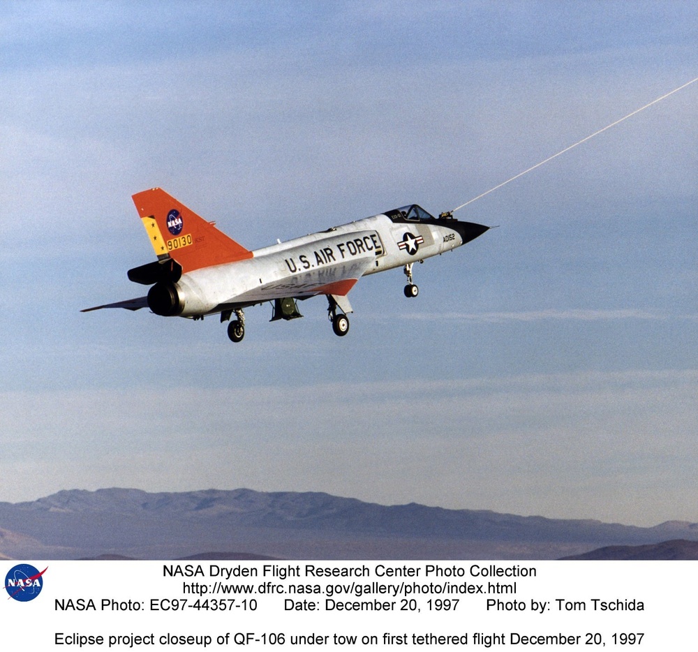 DVIDS - Images - Eclipse project closeup of QF-106 under tow on first ...