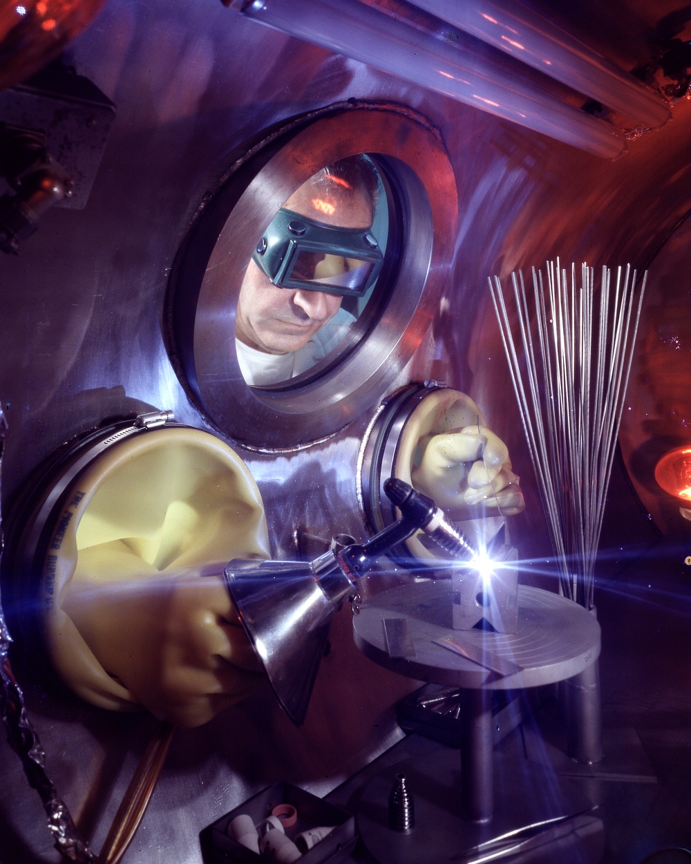 DVIDS - Images - TIG WELDER LOCATED IN THE CLEAN ROOM OF THE TECHNICAL ...