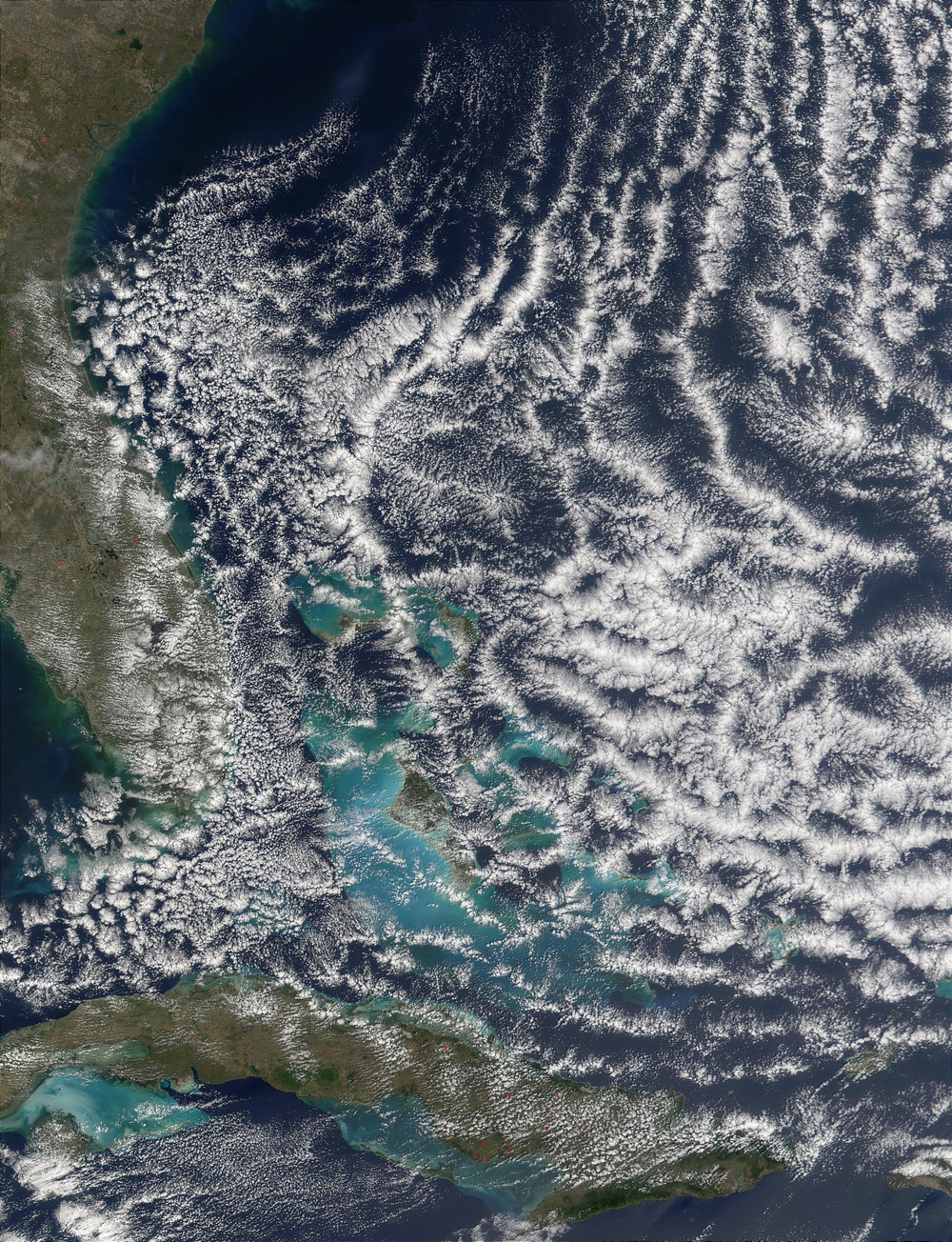 DVIDS - Images - Open-cell cloud formation over the Bahamas: Image of ...