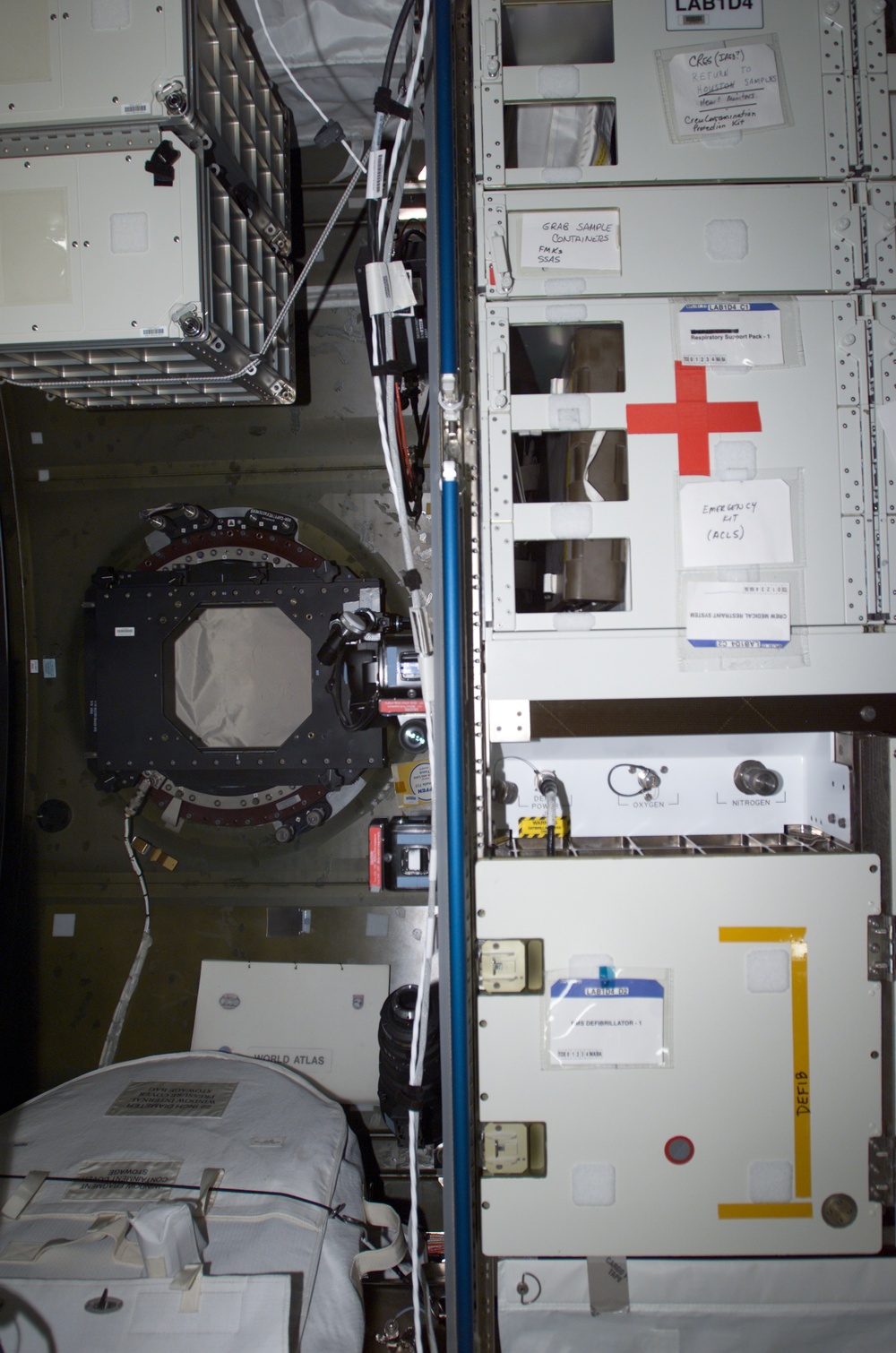 DVIDS - Images - LAB1D4 rack and nadir window in Destiny U.S ...