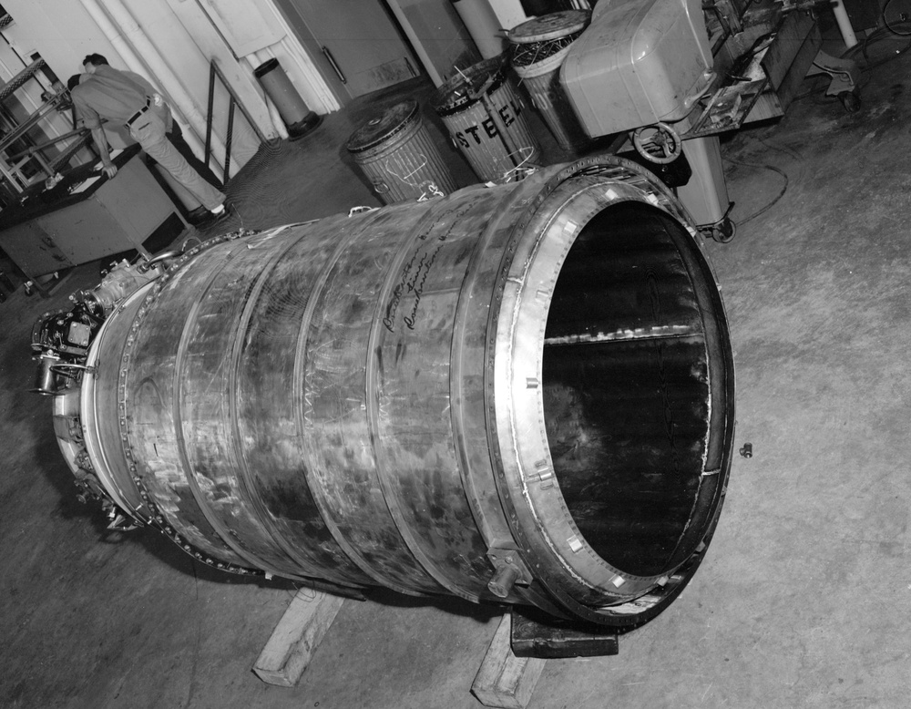 DVIDS - Images - 48 INCH RAM JET ENGINE BEFORE INSTALLATION IN NO. 2 ...