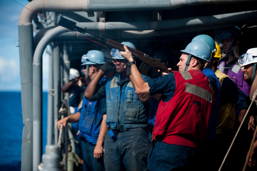 DVIDS - Images - Firing the shot line [Image 2 of 5]