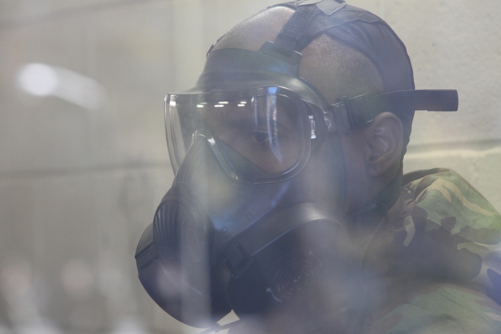 DVIDS - Images - Combat Logistics Regiment 27 gas chamber training ...
