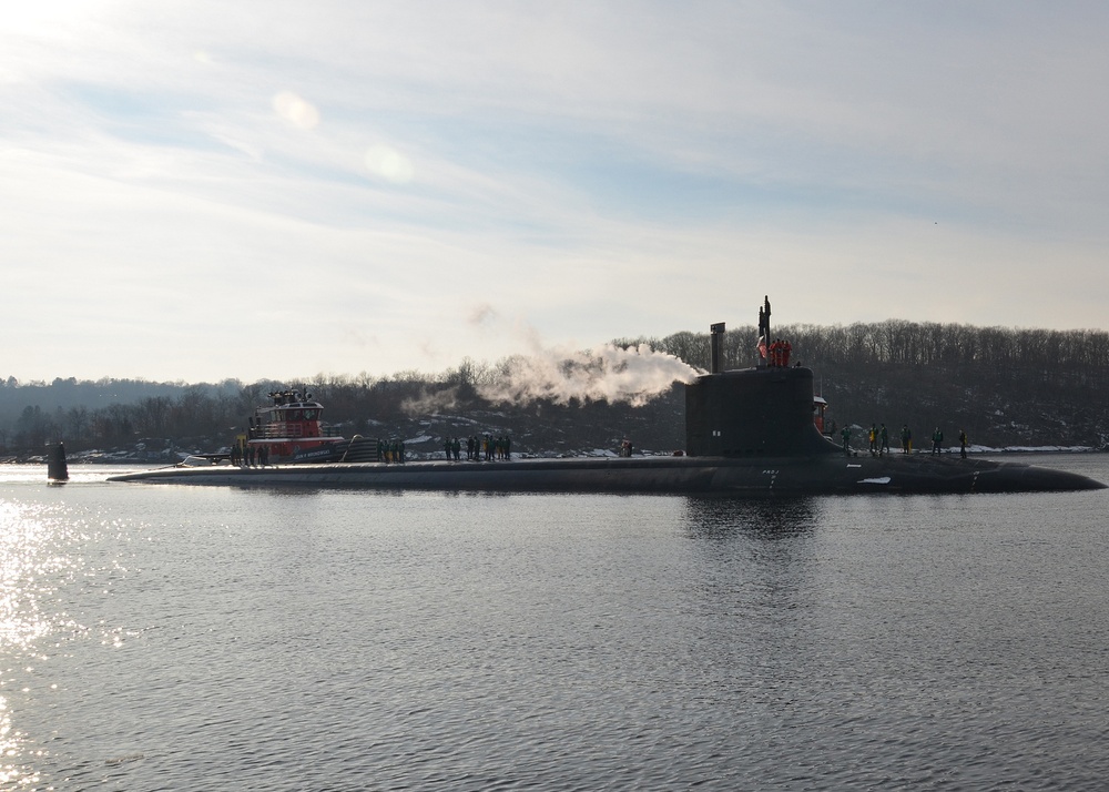 DVIDS - Images - USS California returns to Naval Submarine Base New ...