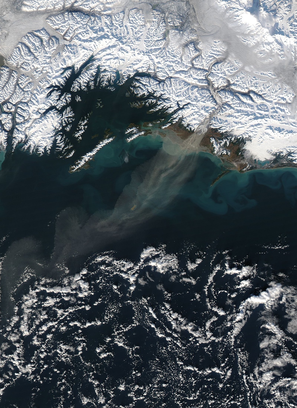 Dust Storm Off Alaska Satellite Imagery Shows Massive Haboob