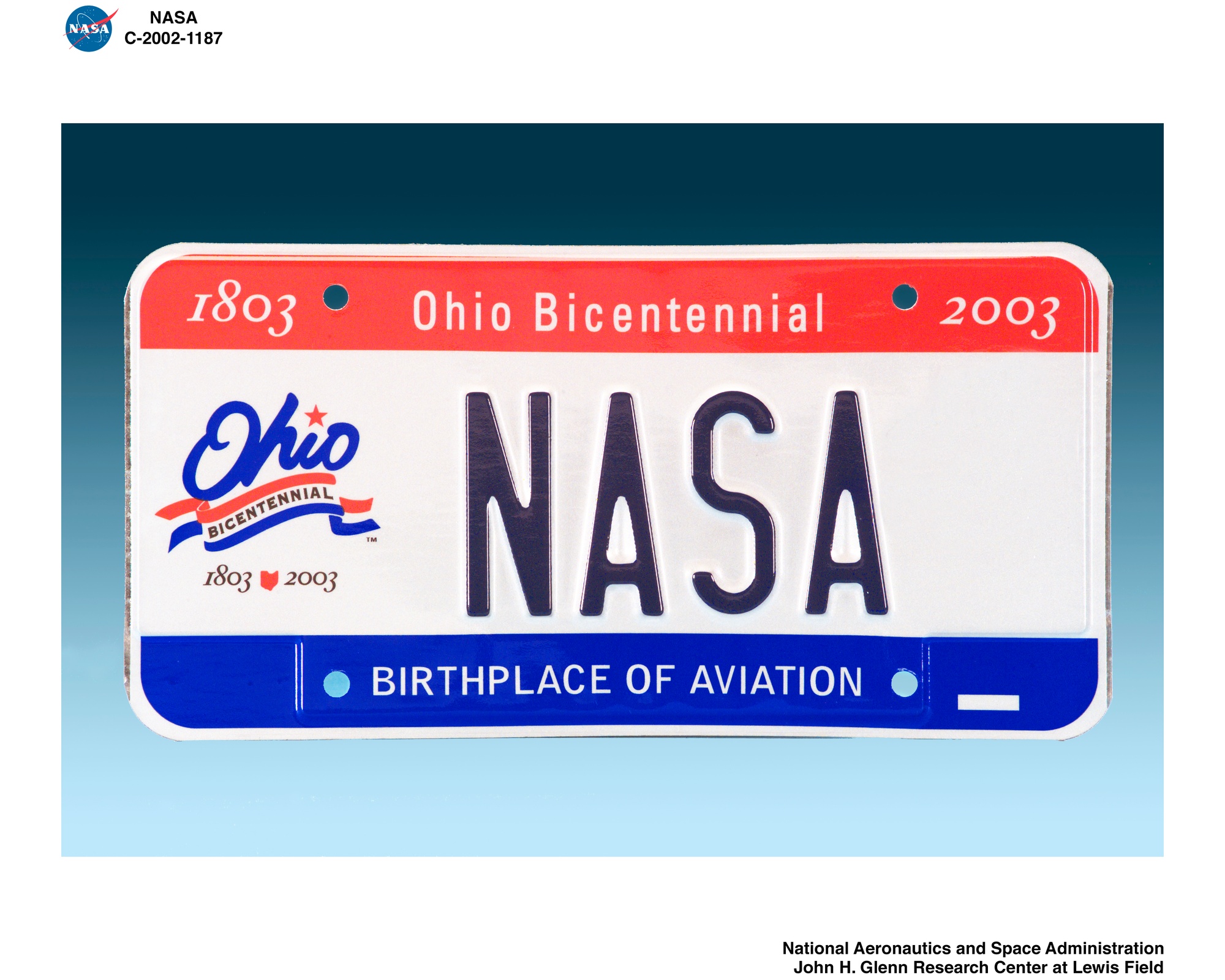 Nasa Worm License Plate