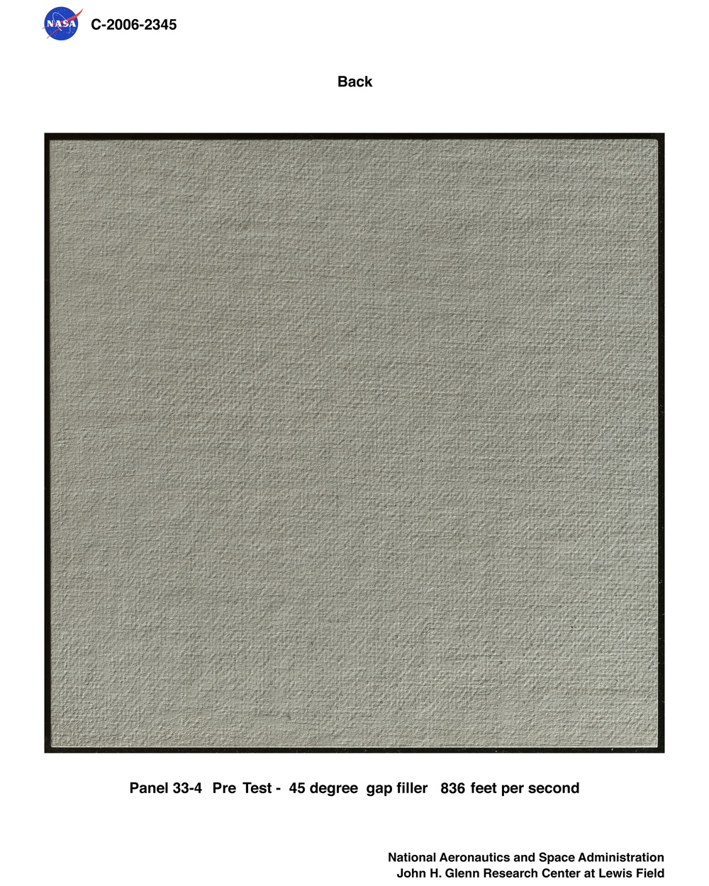 DVIDS - Images - Reinforced Carbon/Carbon (RCC) panel 33-4 pre-test