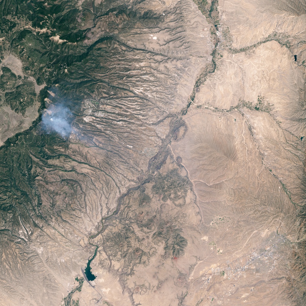 DVIDS - Images - Los Alamos Fires From Landsat 7 : Image of the Day ...