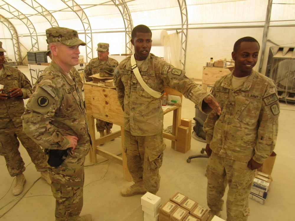 DVIDS - News - Brig. Gen. David Clarkson visits the 18th CSSB ...