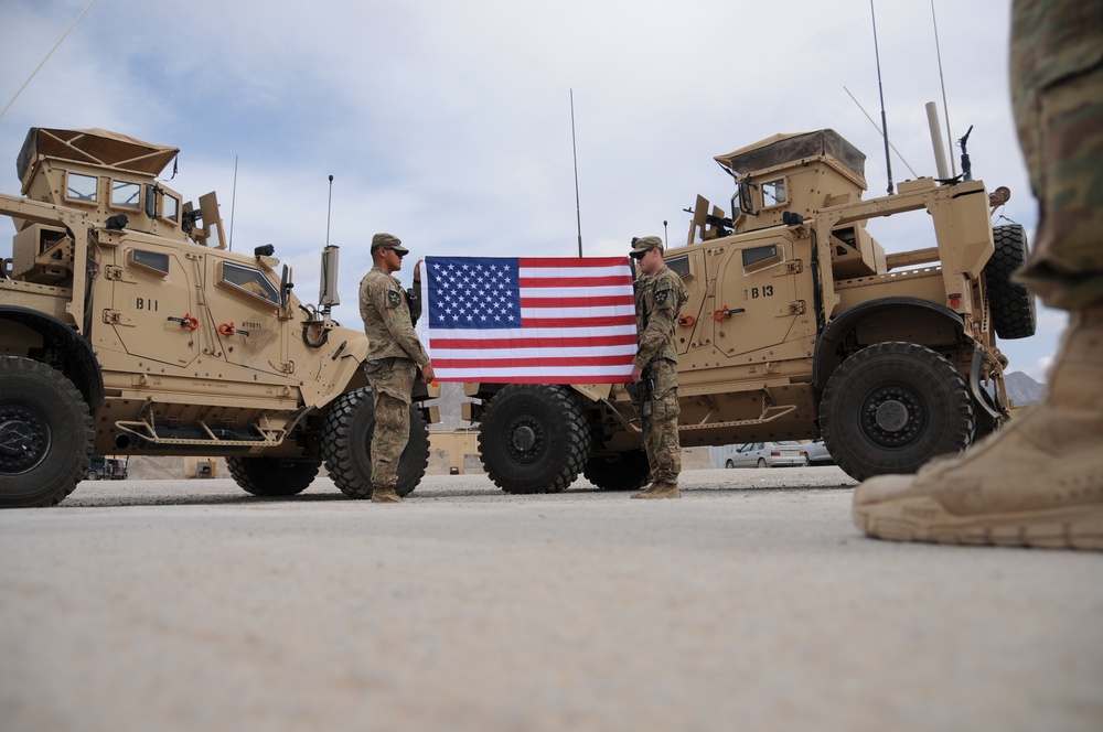 DVIDS - Images - Soldier reenlistment on FOB Farah