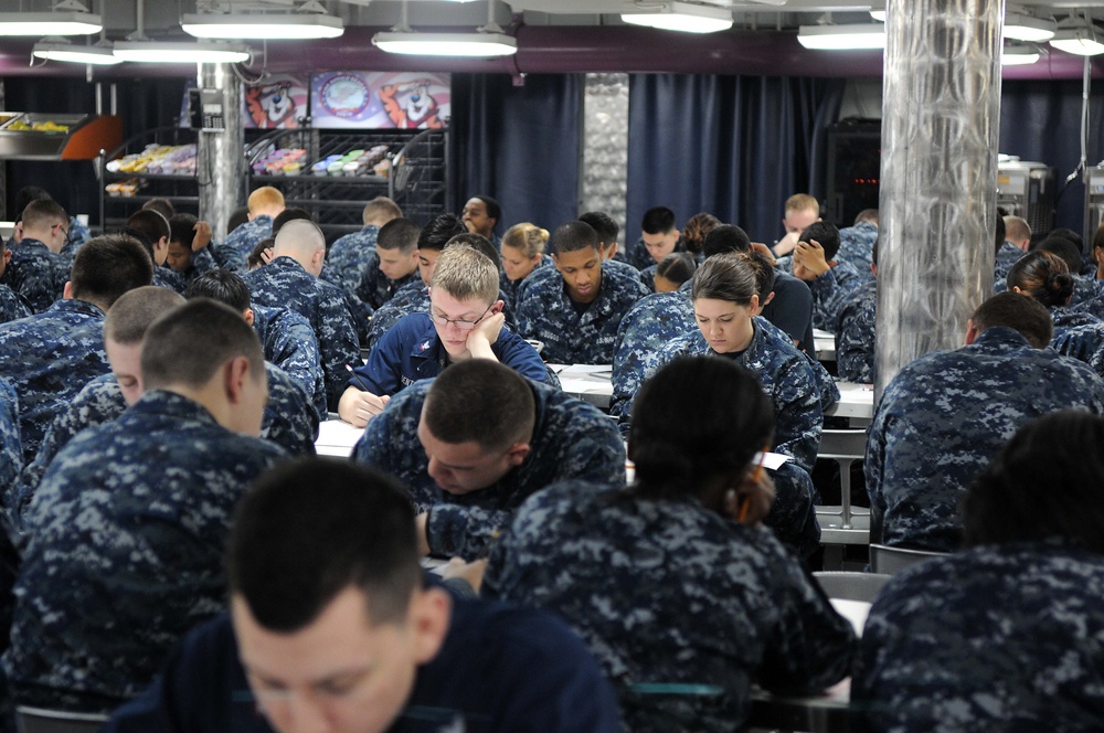 DVIDS - Images - Sailors take advancement exam