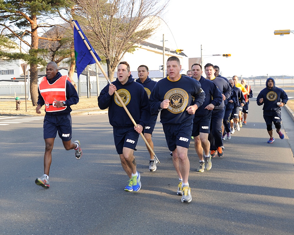 DVIDS - Images - Navy Misawa CPOs conduct pride run in honor of the ...