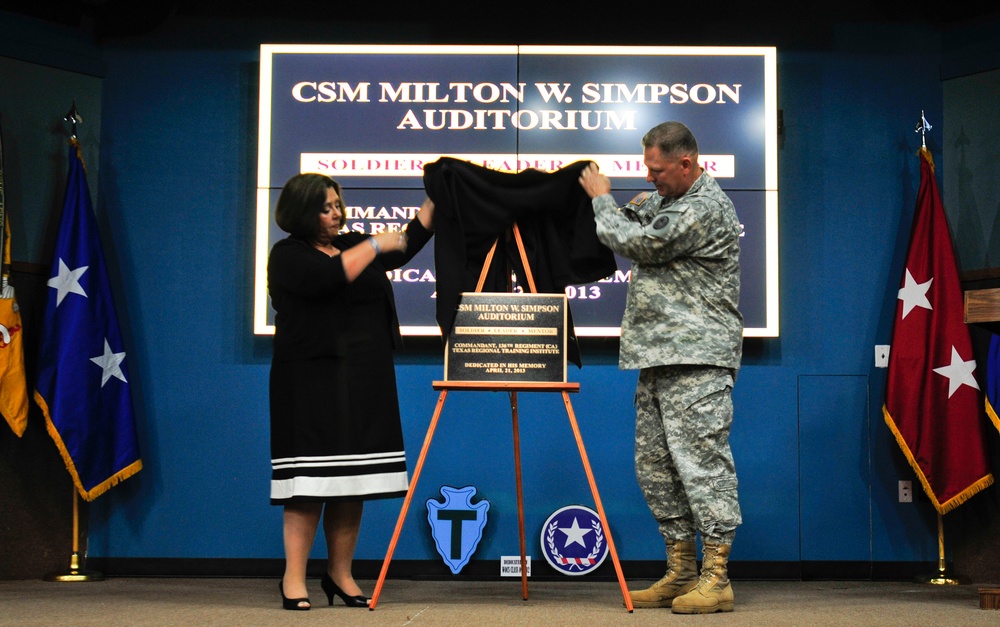 DVIDS - Images - Regional Training Institute Renamed in honor of ...