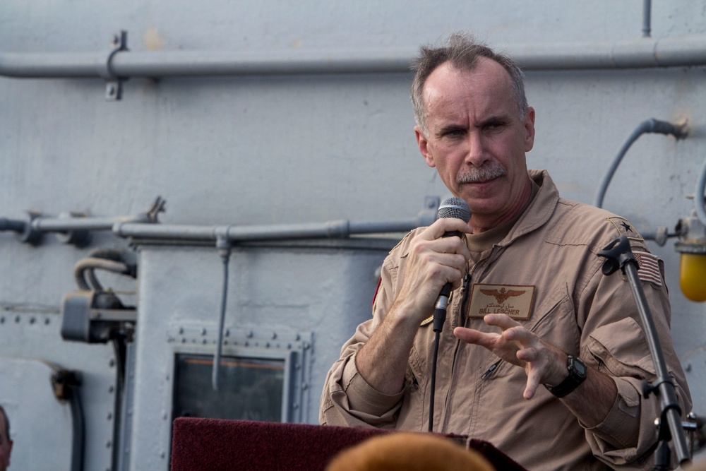 DVIDS - Images - Rear Adm. Lescher Speaks to Marines and Sailors [Image ...