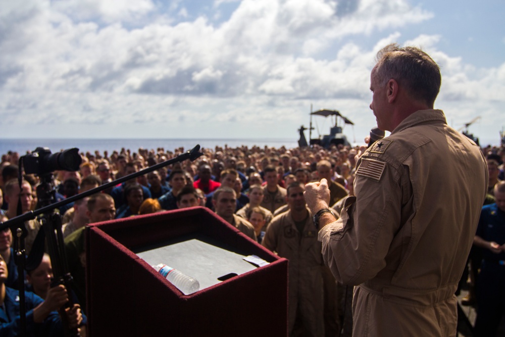 DVIDS - Images - Rear Adm. Lescher Speaks to Marines and Sailors [Image ...