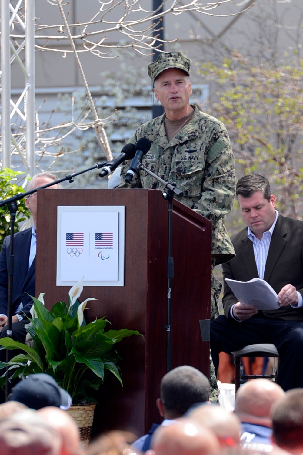 DVIDS - News - Winnefeld Praises Athletes at Warrior Games' Kick Off