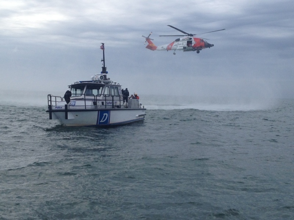 Dvids News Coast Guard Rescues Three From Disabled Vessel In Long