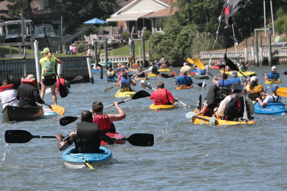 DVIDS - News - Kayak for the Warriors race makes a splash