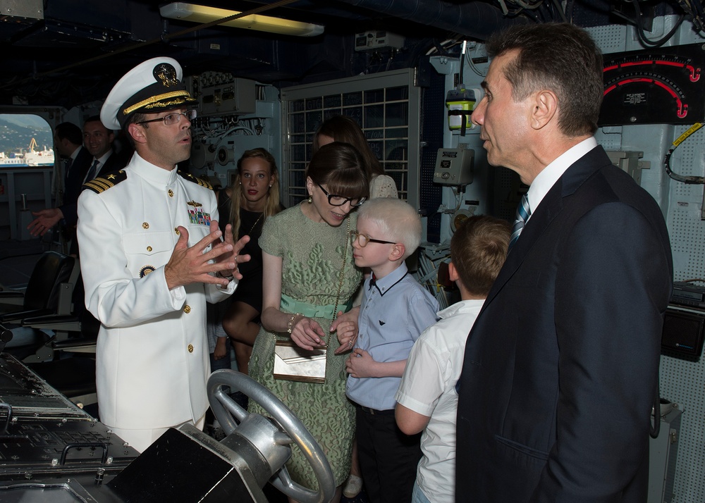 DVIDS - Images - Georgian officials aboard USS Bulkeley [Image 1 of 3]