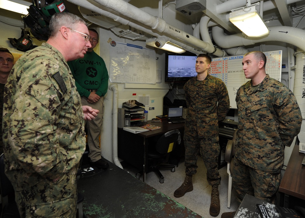 DVIDS - Images - Commander aboard USS Nimitz [Image 1 of 2]